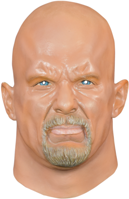 Wwe Stone Cold Steve Austin Halloween Mask By Trick - Bronze Sculpture ...