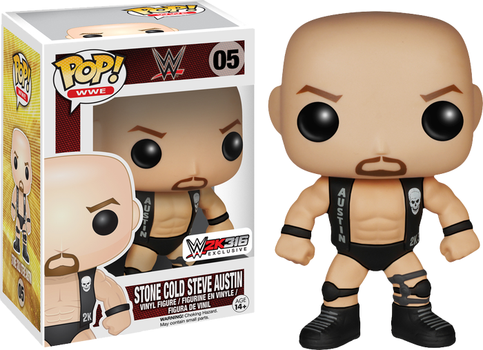 16 Stone Cold Steve Austin Pop Vinyl Figure - Funko Pop Stone Cold ...