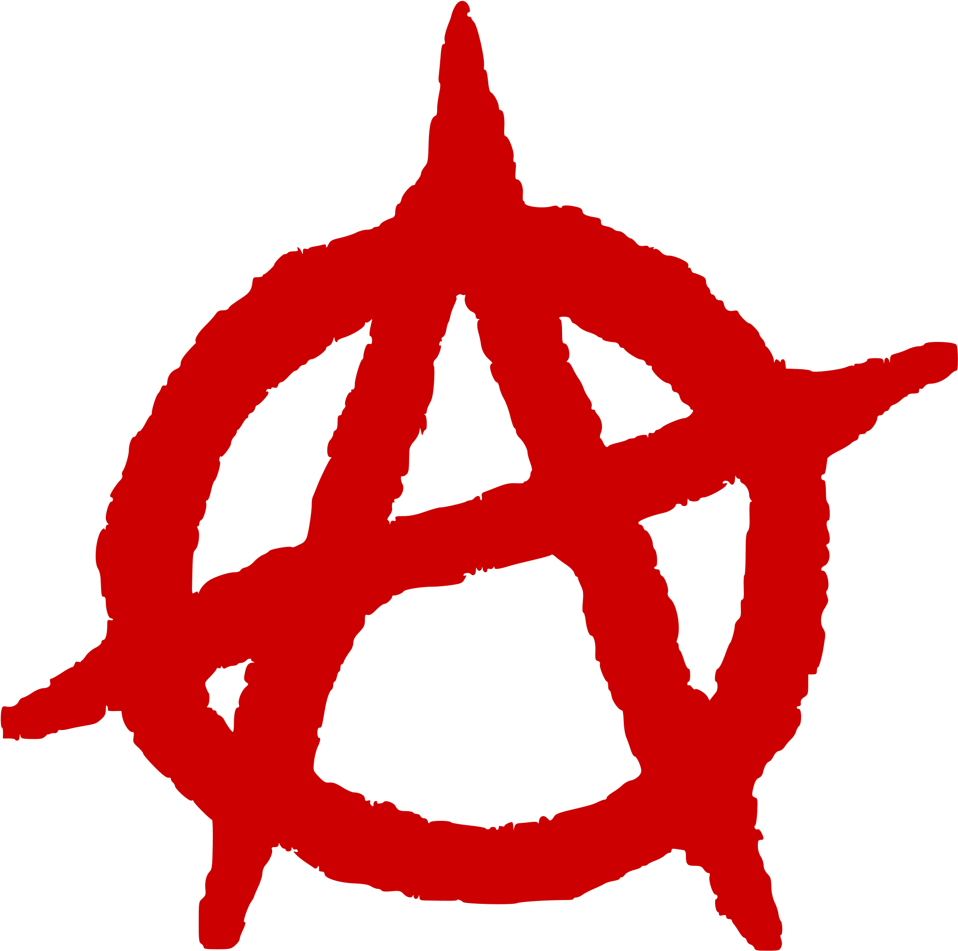 Anarchy - Anarchy Logo (2000x2000), Png Download