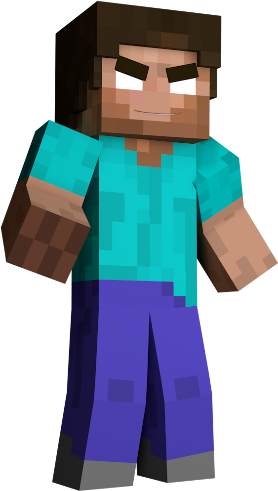 Herobrine - Noob Animation Minecraft Png (616x1080), Png Download