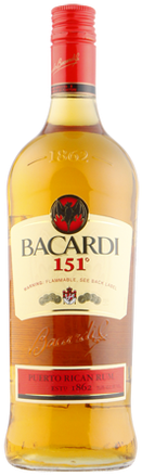 Image - Bacardi 151 (490x490), Png Download