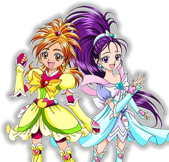 Pretty Cure Splash Star Cure Bright And Cure Windy - Bandai Futari Wa ...