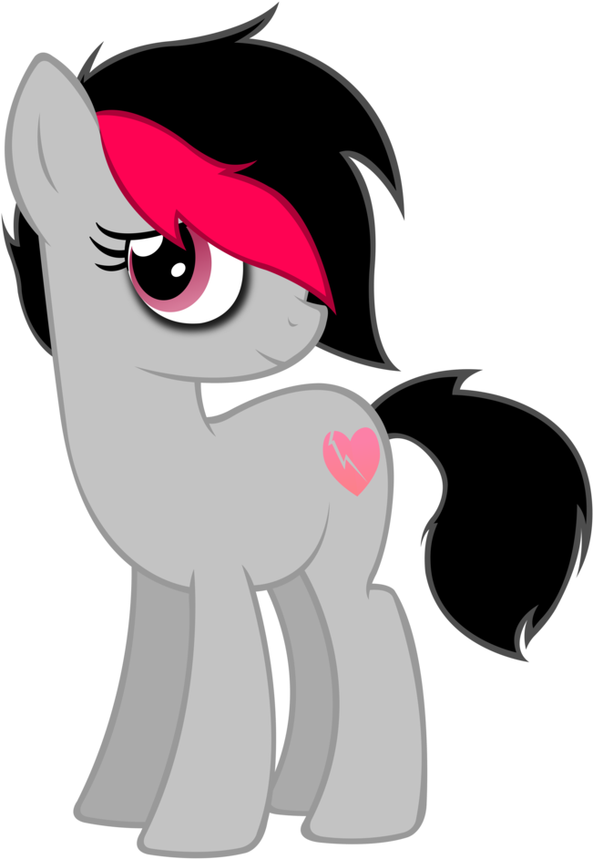Earth Pony, Emo, Hair Over One Eye, /mlp/, Oc, Oc - My Little Pony Emo ...