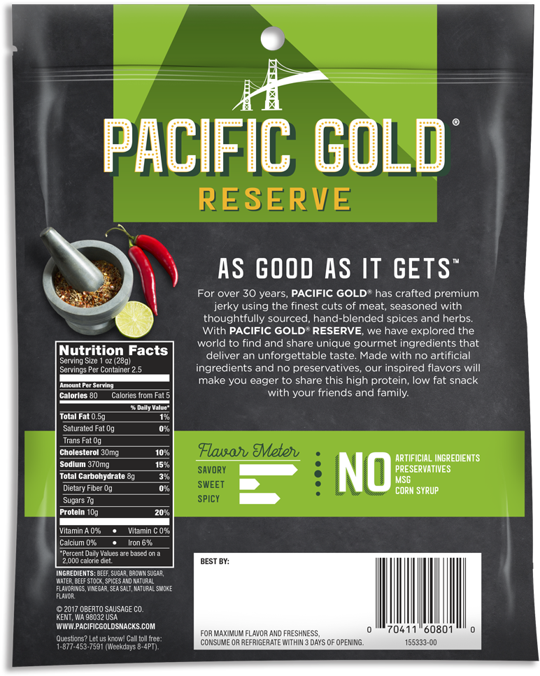 Pg Carne Back - Pacific Gold (1000x1000), Png Download