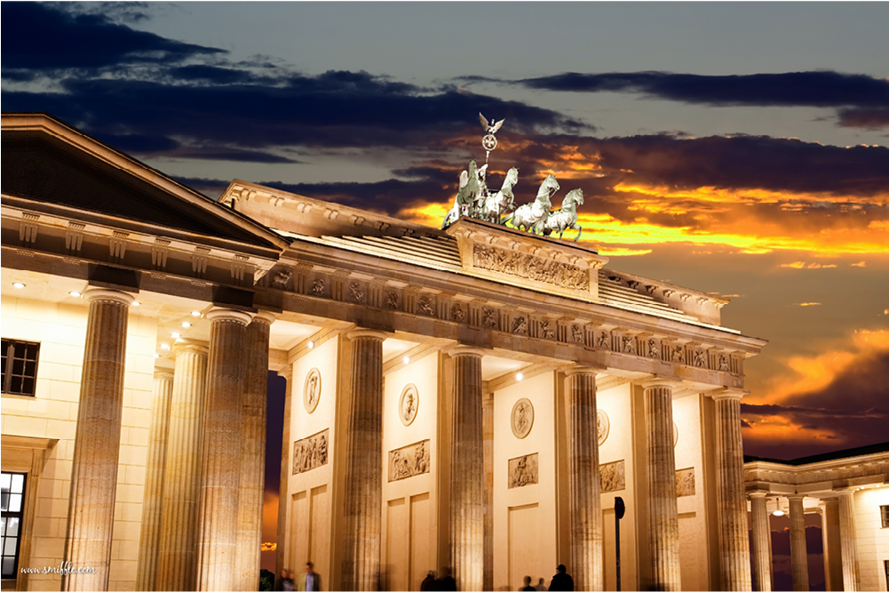 Berlin - Ger110 - Poster: Gary718's Brandenburg Gate At Sunset In ...