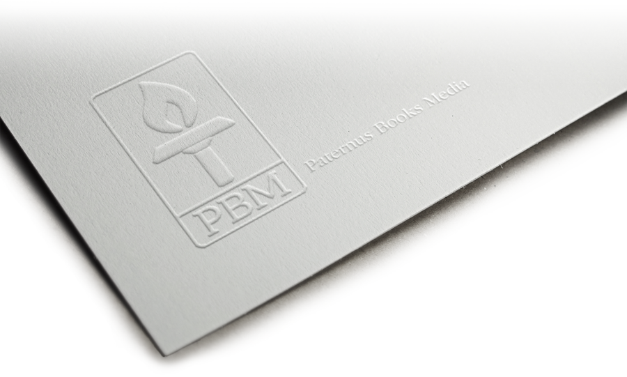 Embossed Paper Logo Mockup 6 (900x541), Png Download