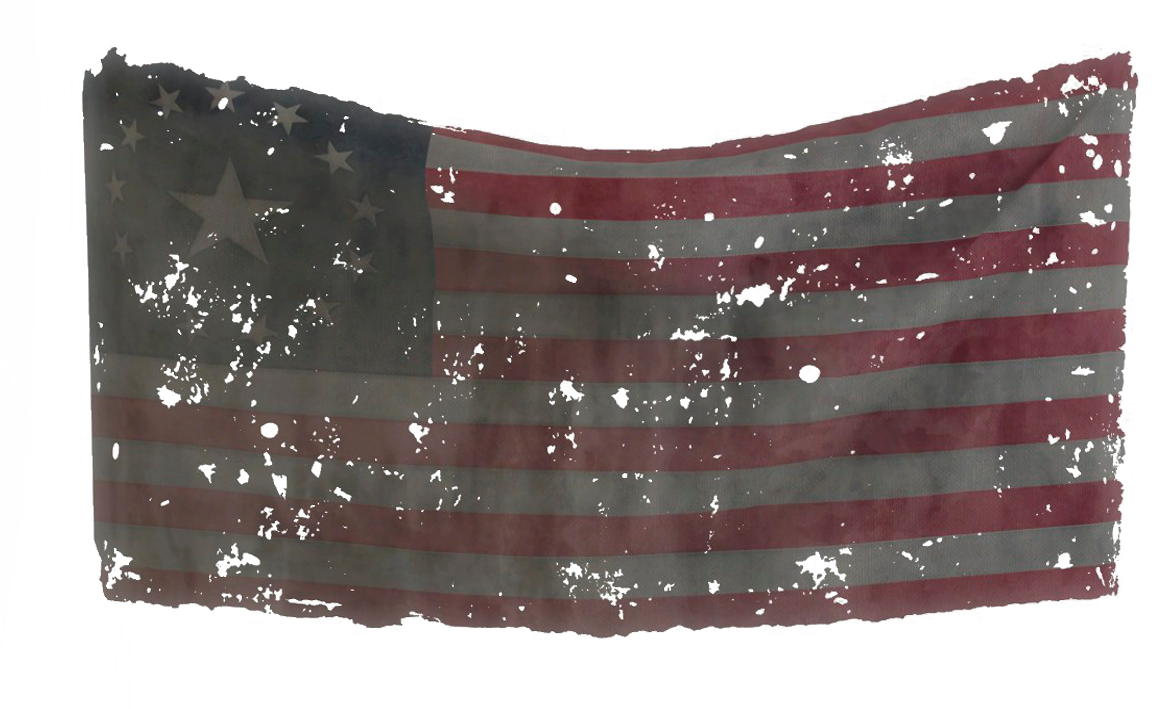 Fo4 Us Flag - Fallout Flag Png (1211x708), Png Download