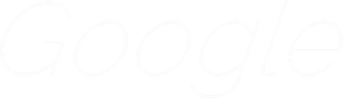 Download White Google Logo In Raleway - Circle | Transparent PNG ...