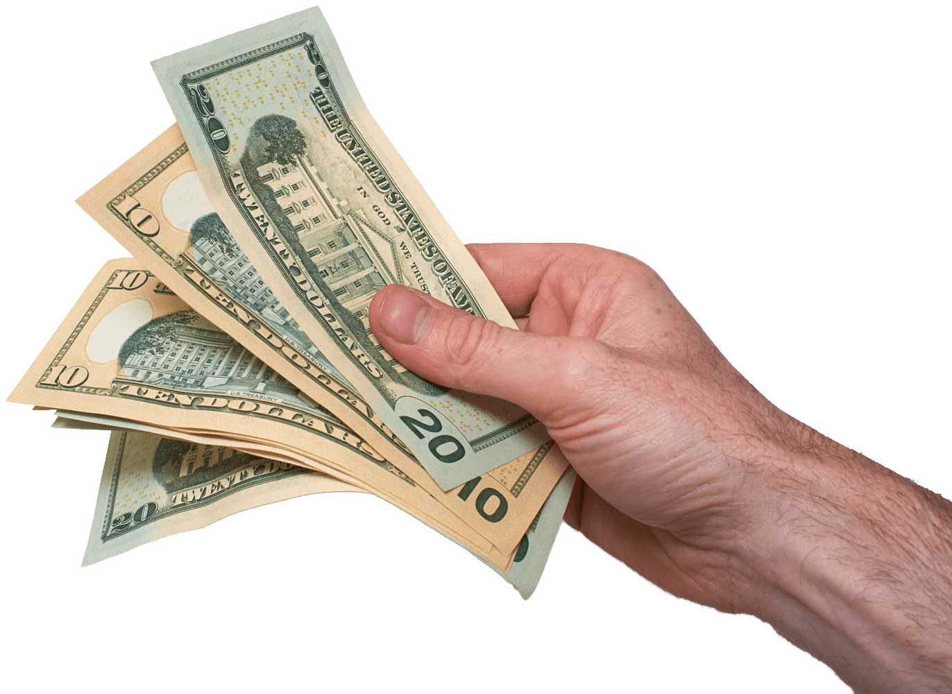 Download Hand With Money Png - We Pay Cash | Transparent PNG Download ...