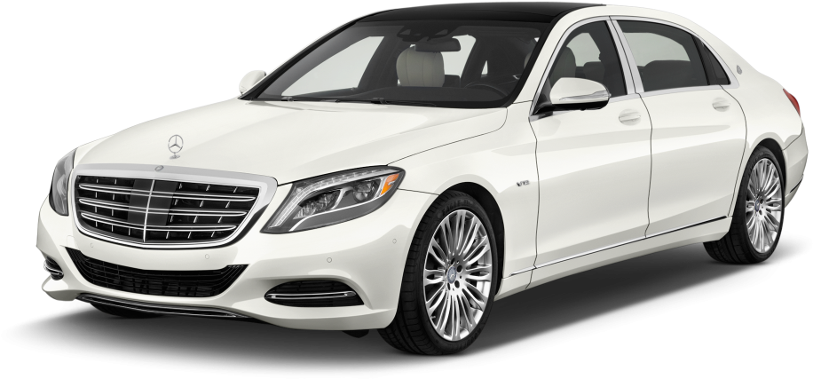 Mercedes Benz Png Image - Mercedes S Class White (1024x680), Png Download