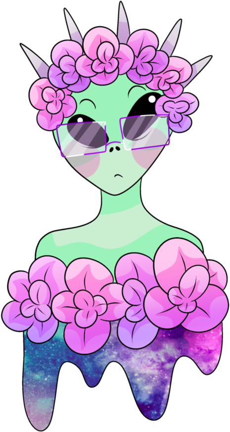Pastel Alien Thing By Mareu - Pastel Alien Png (894x894), Png Download
