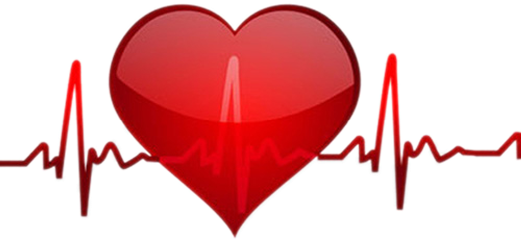 Heart Rate Pulse Clip Art - Clip Art Heart Beat (1042x702), Png Download
