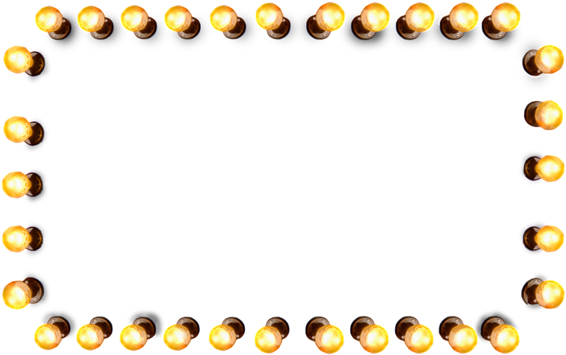 Download This Graphics Is Light Bulb Square Array Decoration - Border ...