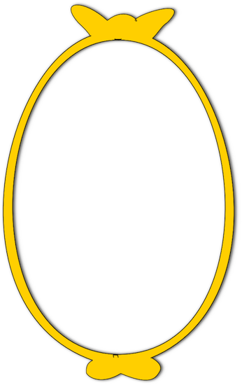 Free Yellow Oval Frame Doodle Png - Portable Network Graphics (400x615 ...