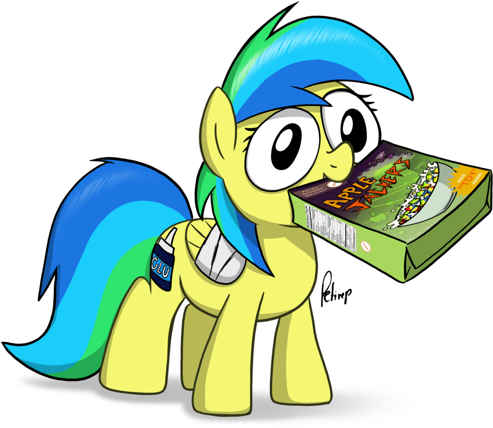 Petirep, Broken Wing, Cereal, Corn Flakes, Female, - Rainbow Dash ...
