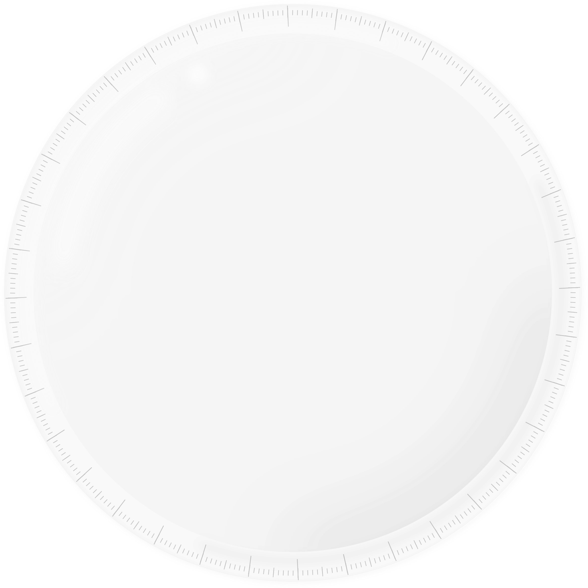 This Free Icons Png Design Of Round Plastic Ruler (2400x2400), Png Download