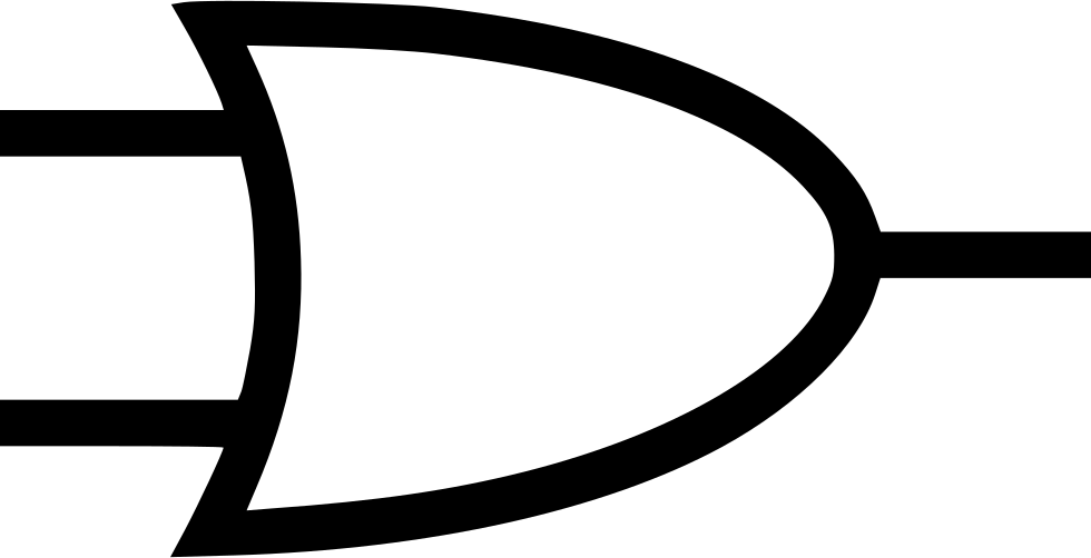 Or Gate Comments - Gate Icon (980x502), Png Download