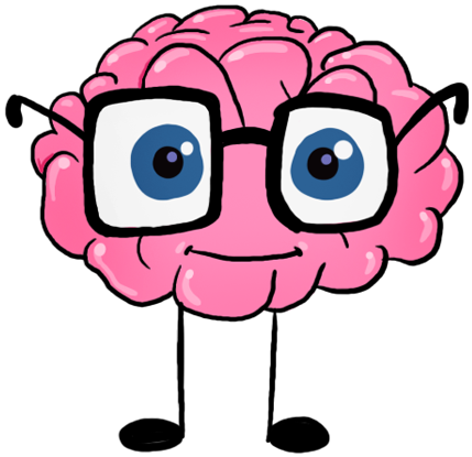 Animated Brain Png - Brain Cartoon Png (500x500), Png Download