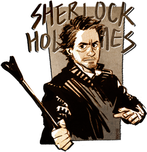 Art, Robert Downey Jr, And Sherlock Holmes Image - Rdj Sherlock Holmes ...