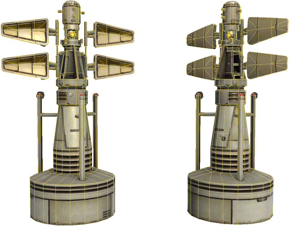 Weather Antenna For The Bioware Game Star Wars (1000x779), Png Download