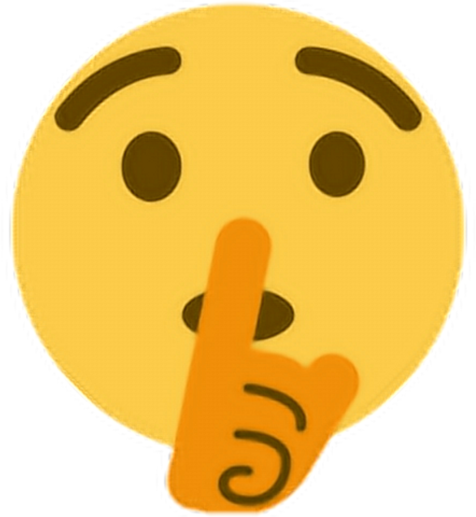 Download Sh Shush Finger Hand Emoji Emoticon Face Expression - Emoji De ...