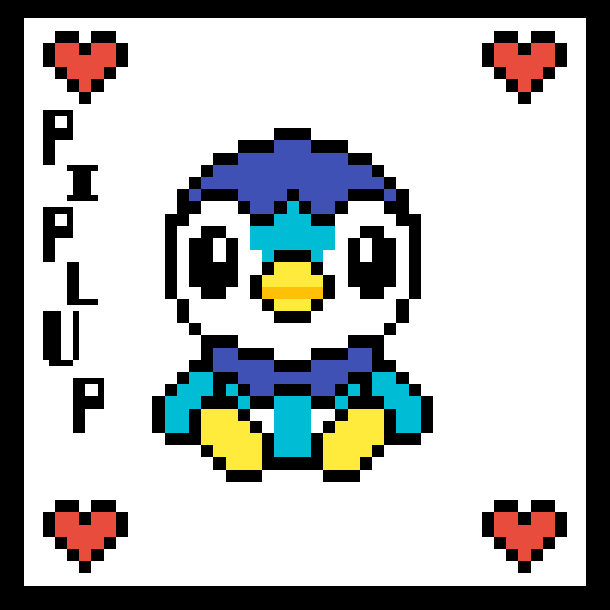 Download Piplup - Piplup Pixel Art | Transparent PNG Download | SeekPNG