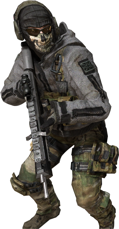 Download Mw2 Ghost - Ghost Modern Warfare Costume | Transparent PNG ...