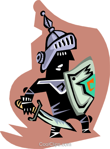 Medieval Knight Royalty Free Vector Clip Art Illustration (355x480 ...