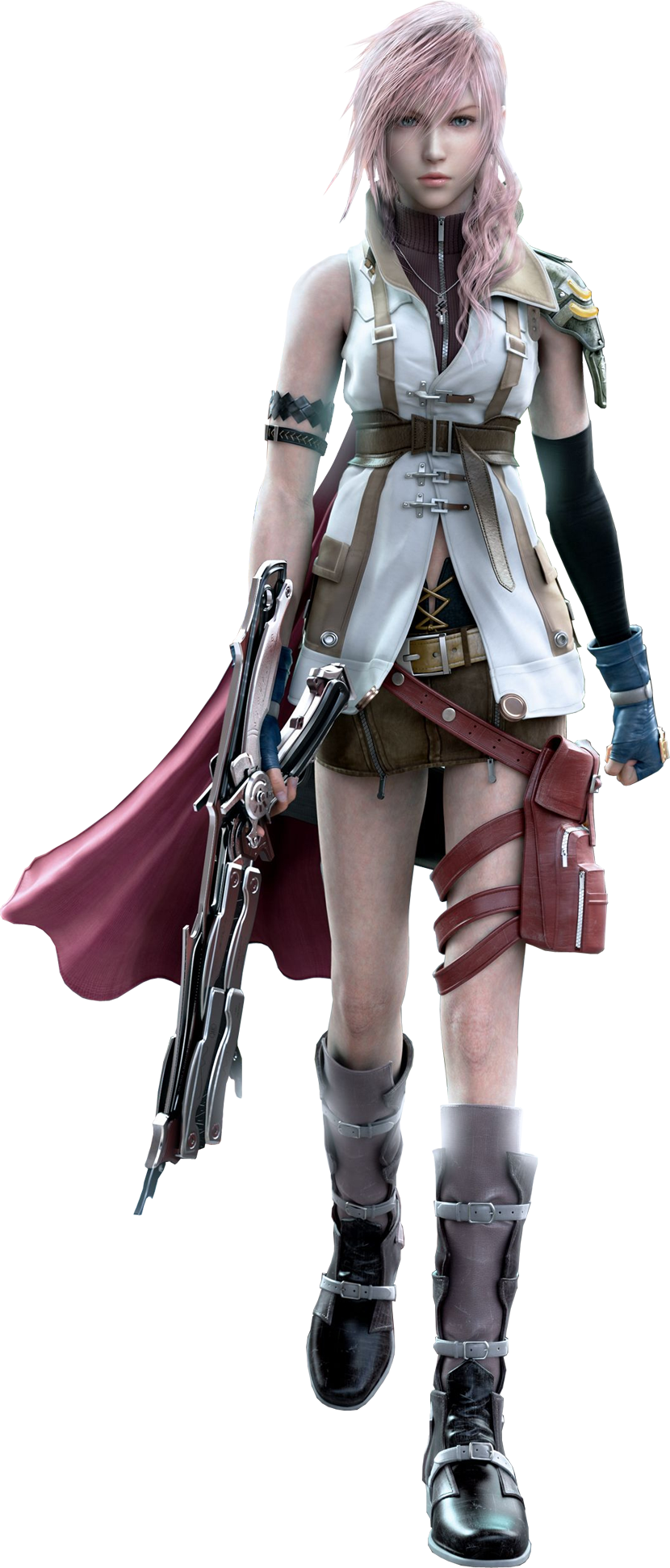 Final Fantasy Xiii-2 Lightning - Lightning Final Fantasy Pose (830x1942 ...