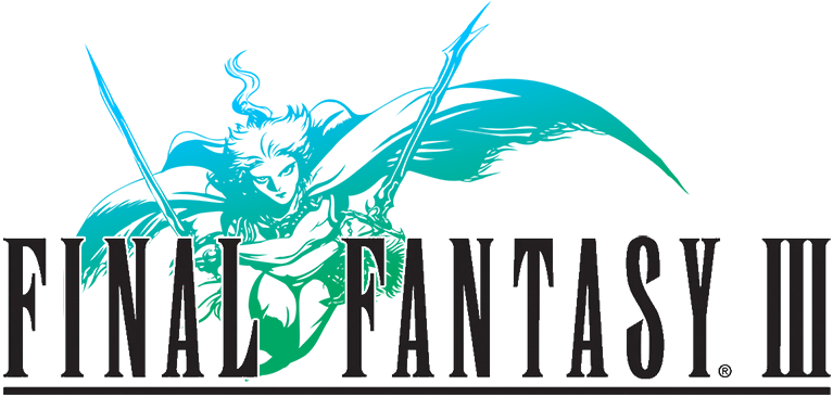 Final Fantasy Iii - Final Fantasy Iii Logo Png (800x443), Png Download