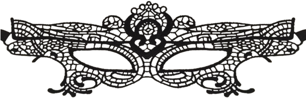 Lace Eye Masquerade Mask Prom Mask - Black Lace Masks Transparent Png ...