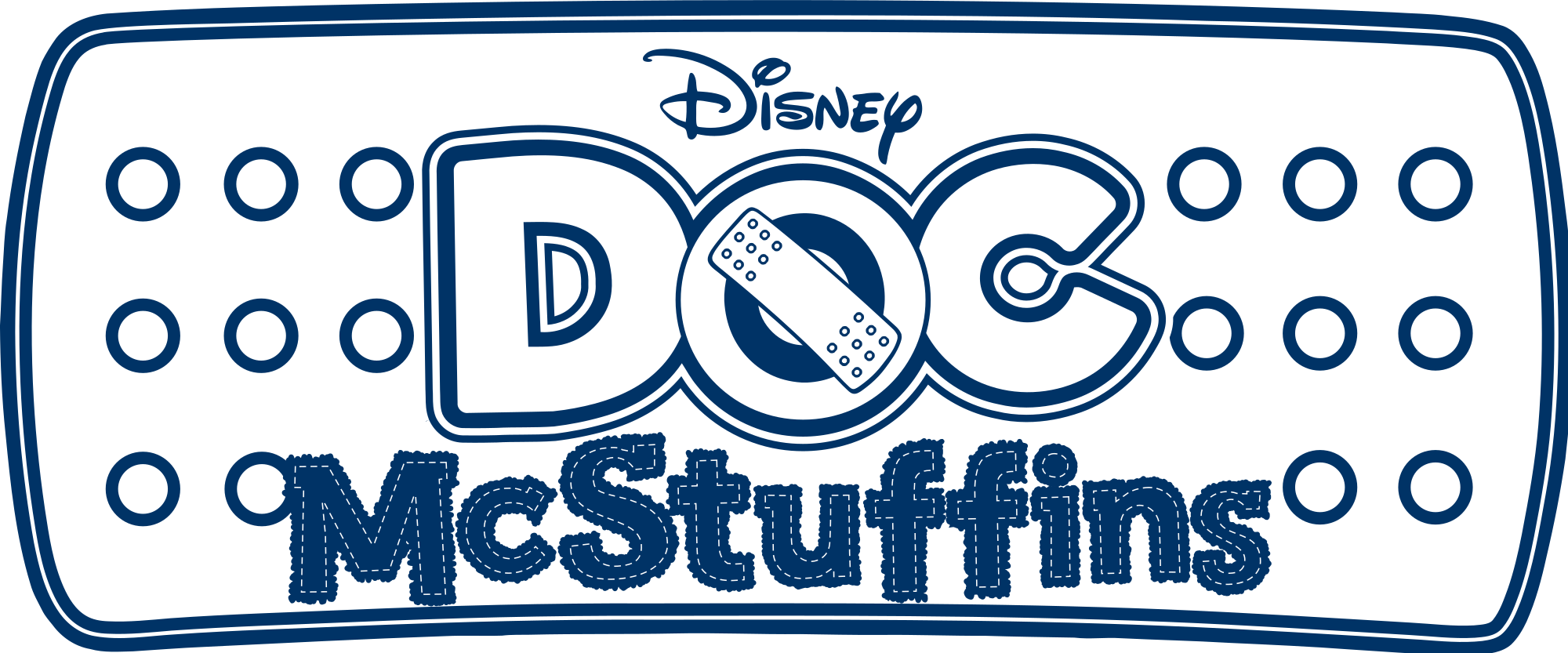 Open - Doc Mcstuffins Logo Png (2000x833), Png Download
