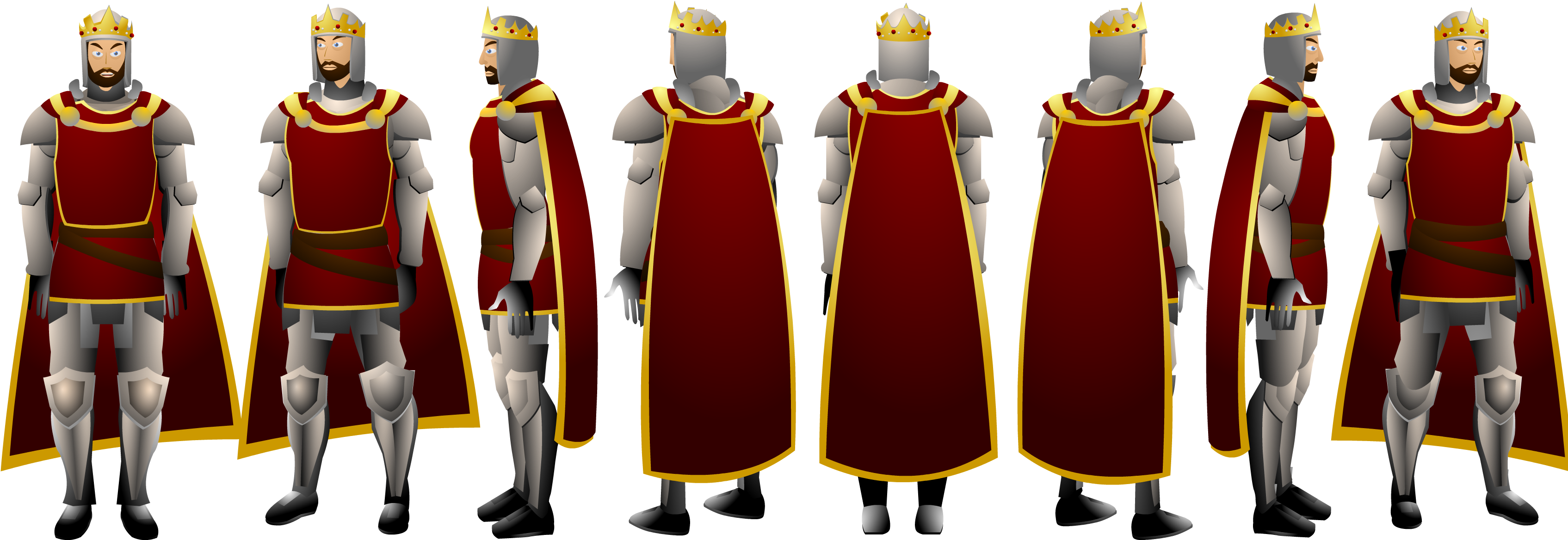 King Arthur Png Vector Library - King Arthur Camelot Cartoon (3400x1200 ...