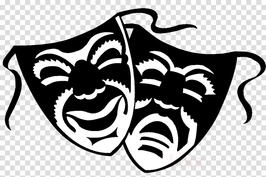 Download Comedy And Tragedy Masks Clipart Theatre Comedy Sock - Comedy ...