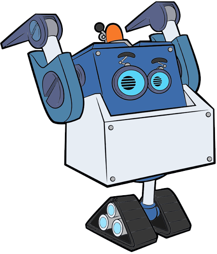 Rusty Rivets Robot Jack (428x501), Png Download