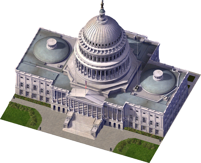Download Us Capitol - Simcity Capitol Building | Transparent PNG ...
