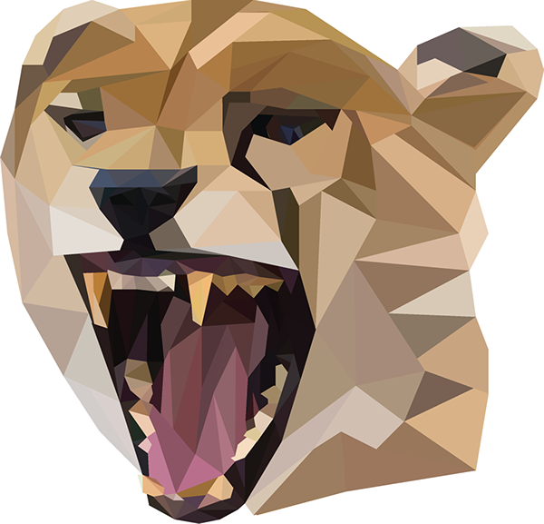 Geometric Animals Transparent (600x577), Png Download