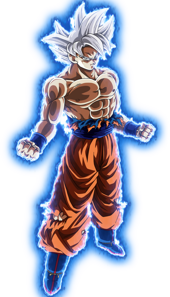 Goku Master Ui No Background By Blackflim - Ultra Dragon Ball Super ...