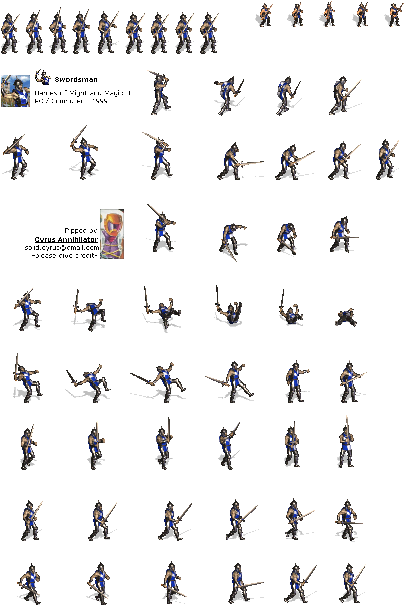 Click For Full Sized Image Swordsman (830x1232), Png Download