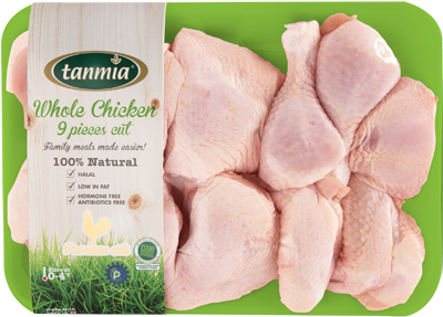 Our Whole Chicken Cut Into 9 Pieces - Tanmia (400x400), Png Download