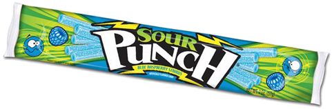 Blue Raspberry Sour Punch Straws Candy - Strawberry Sour Punch Straws ...