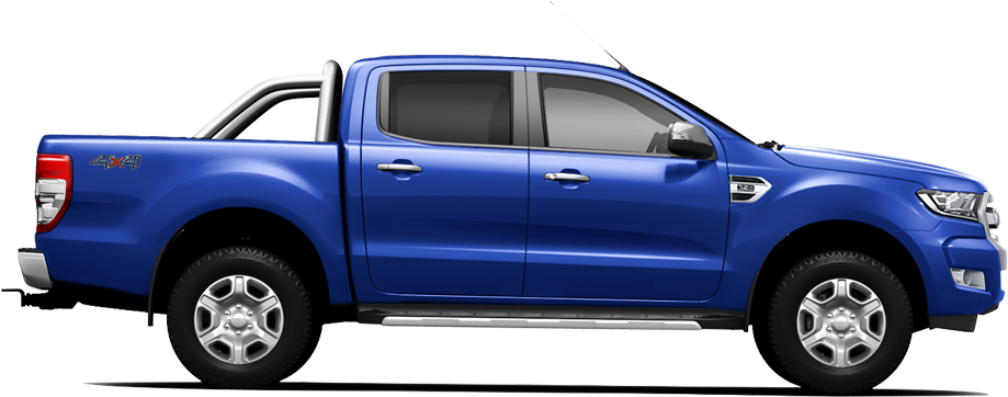 2016 Ford Ranger Blue (980x390), Png Download