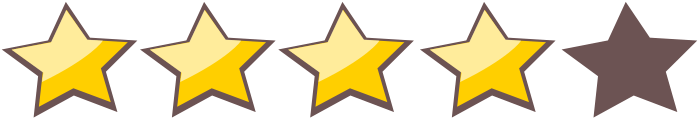 Download Four Stars - 4 Out Of 5 Star Rating Png | Transparent PNG ...