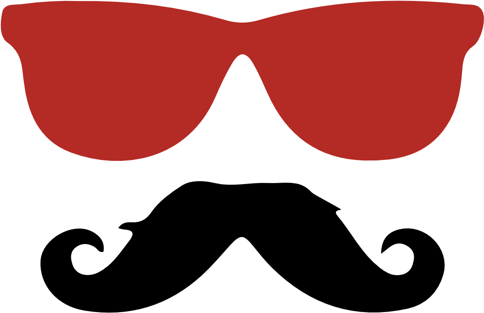 Moustache Icon - Glasses And Mustache Clipart Png (1024x1024), Png Download