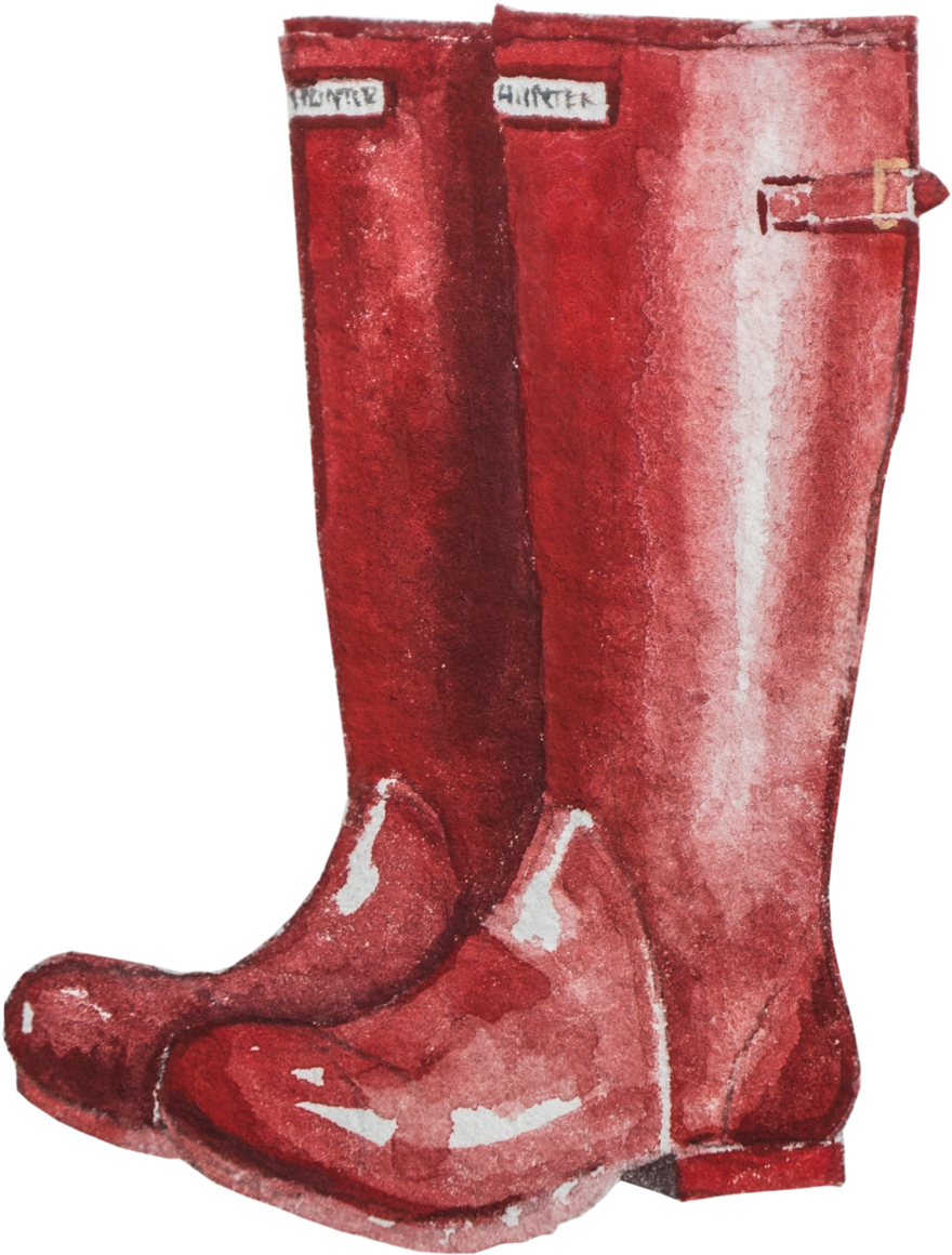 Mer-wellies - Design (1000x1322), Png Download