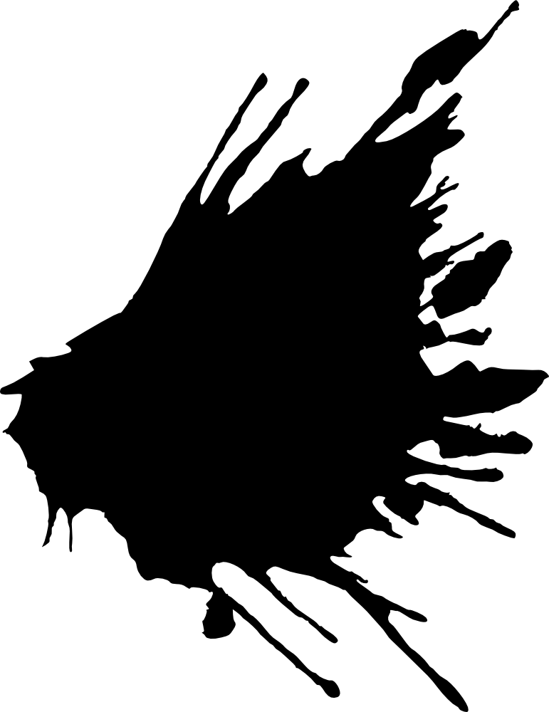 Download 20 Black Paint Splatters Vol - Paint Splatter Black Png ...