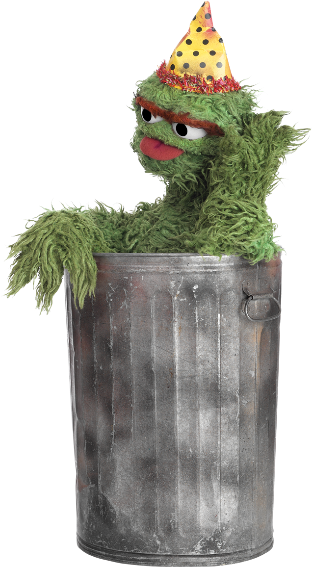 Oscarsrottenbirthday - Sesame Street Oscar Birthday (698x1200), Png ...
