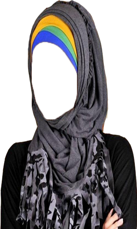 Hijab Photo Editing (480x800), Png Download