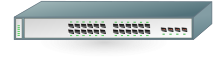 8 Port Switch Hub Medium 600pixel Clipart, Vector Clip - Cisco Switch ...