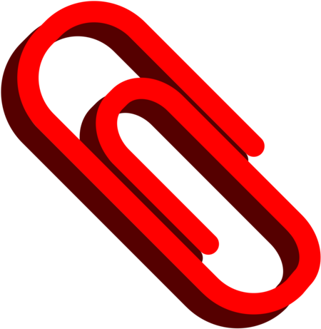 Paper Clip Pin Drawing - Clip Art (750x750), Png Download